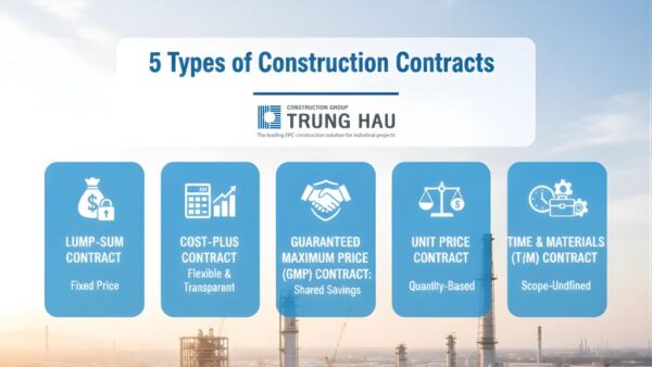 5 Types of construction contracts for industrial projects - TRUNG HAU ...
